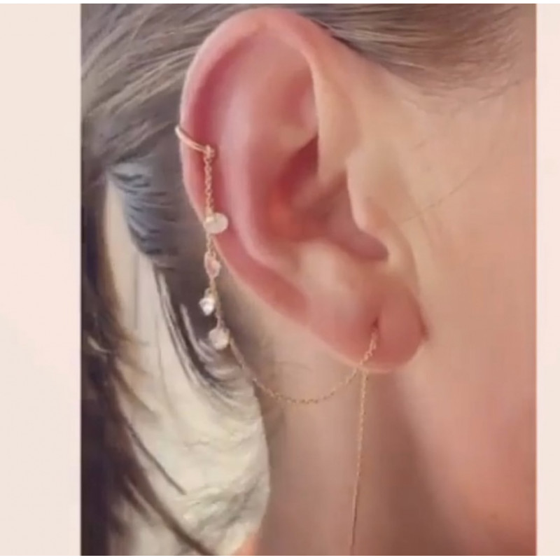 EAR CUFF LINE & STONES