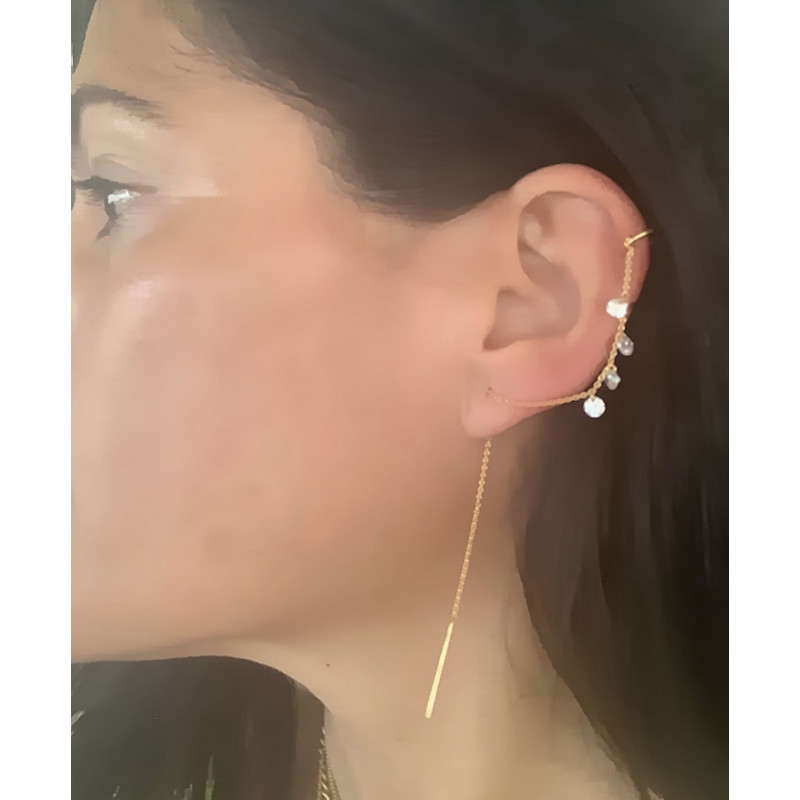 EAR CUFF LINE & STONES