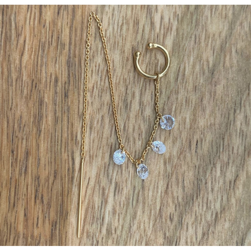 EAR CUFF LINE & STONES